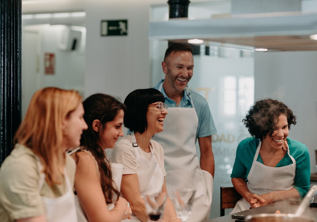 Paella and Tapas Cooking Class in Madrid with Market Visit – Devour Tours